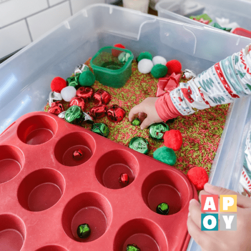 Christmas Sensory Bin: Engaging Winter Activities for Kids | A Pop of You