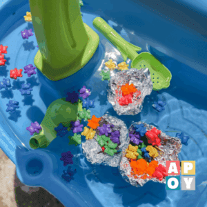Water Table Counting Bear Boats: A Simple, Fun Learning Adventure | A Pop of You