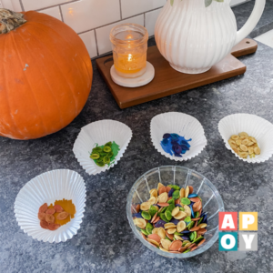 Engaging Toddler Minds: Sorting Activity Using Pumpkin Seeds for Easy ...