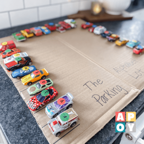 Alphabet Parking Lot: Learning the ABCs through Play | A Pop of You