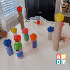 Tube Ball Balance: An Engaging Toddler Challenge | A Pop of You