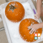 The Magic of Pumpkin Washing: A Simple, Mess-Free Fall Activity for ...